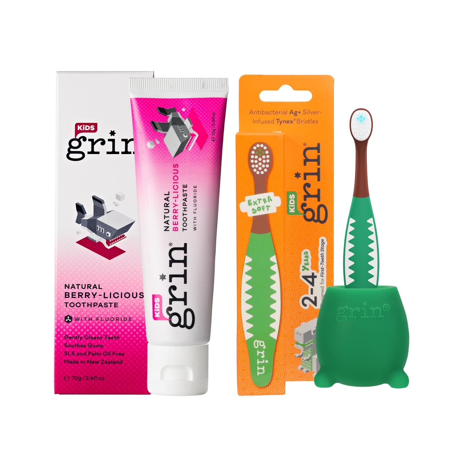 Grin Kids Daily Brushing Bundle – Grin Natural Products